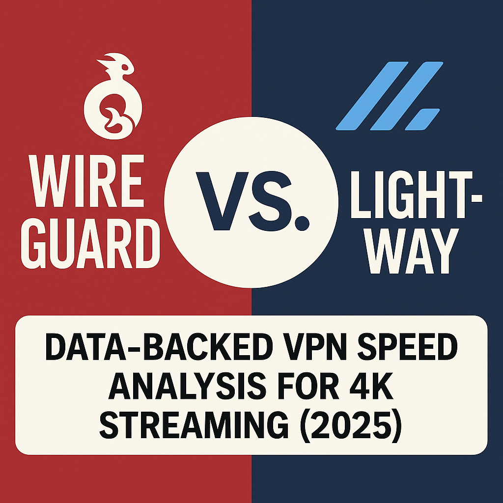 WireGuard vs. Lightway: 2025 4K Streaming Tests